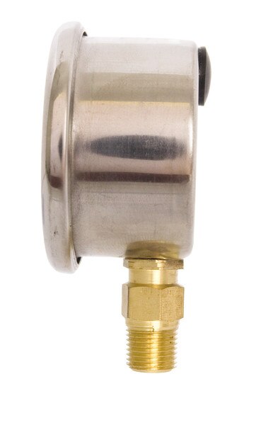 Lower Mount Oil-Filled Vacuum Gauge