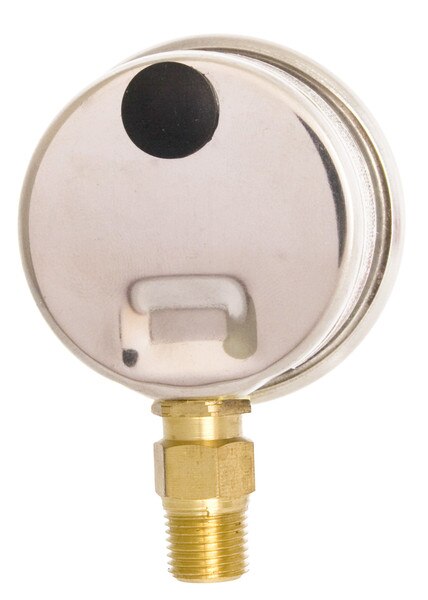 Lower Mount Oil-Filled Vacuum Gauge