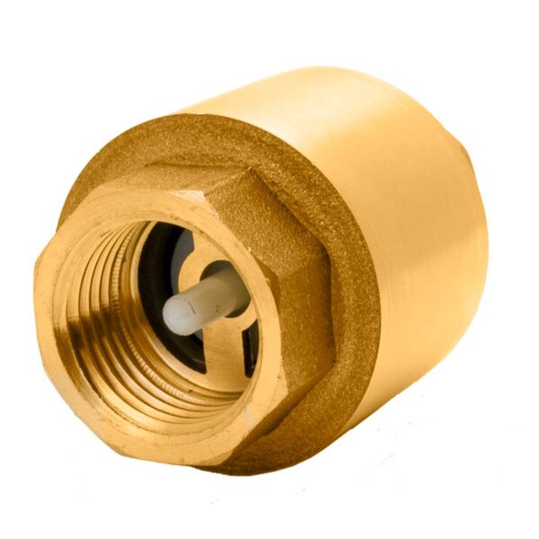 Brass In-Line Spring Check Valve - 200WOG